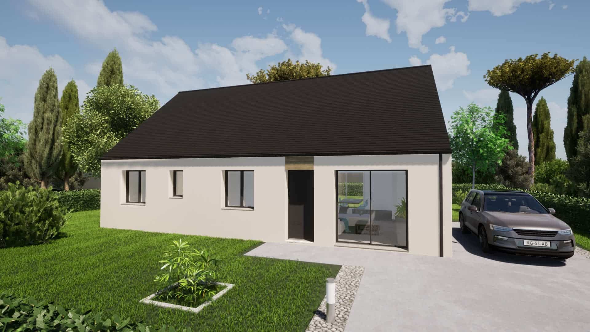 Modèle : A488 - Maisons E-déa